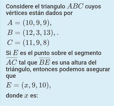 solved consider the triangle abc whose vertices are given