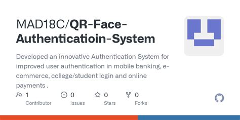 Github Mad18cqr Face Authenticatioin System Developed An Innovative