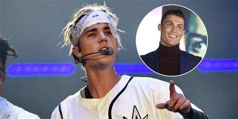 Cristiano Ronaldo And Justin Bieber