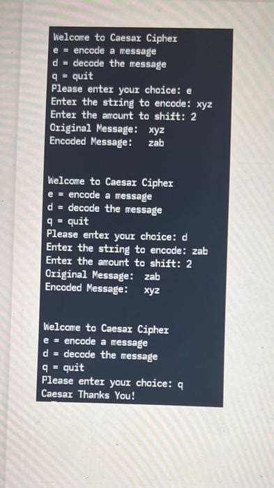 Solved Caesar Cipher Concepts • Inputoutput Data