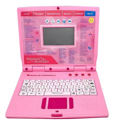 Computadora Educativa Para Niños Computadora Portátil Jugu Color Rosa Mercadolibre