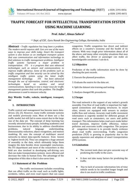Smart Control Of Traffic Light Using Artificial Intelligence Pdf