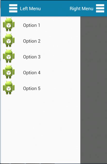 Jeis Android Development Tutorial Android Dual Navigation Drawer