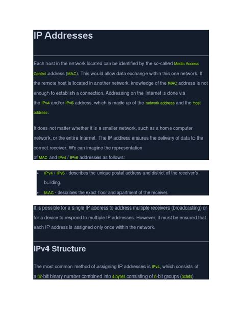IP Addresses | PDF | Ip Address | Computer Network