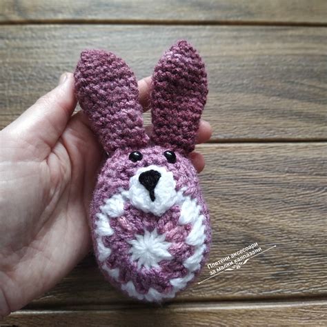 Плетено великденско зайче яйце Handmastersbg