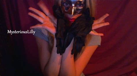 Let Me Mesmerize You With My Black Latex Gloves Hands Posing Long