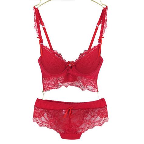 Venta > ropa interior femenina de encaje en color rojo > en stock