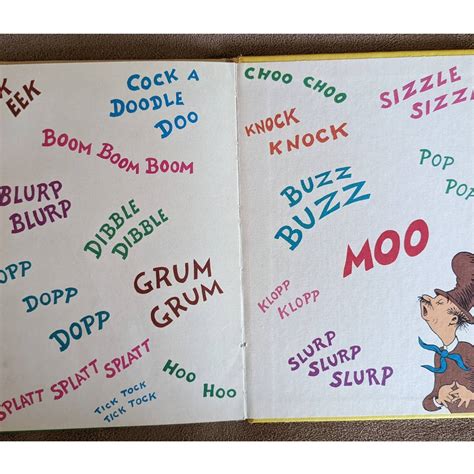 1970 Dr Seuss Mr Brown Can Moo Can You Wonderful Noises Book Club