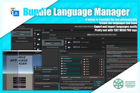 Bundle Language Manager Localization Unity Asset Store
