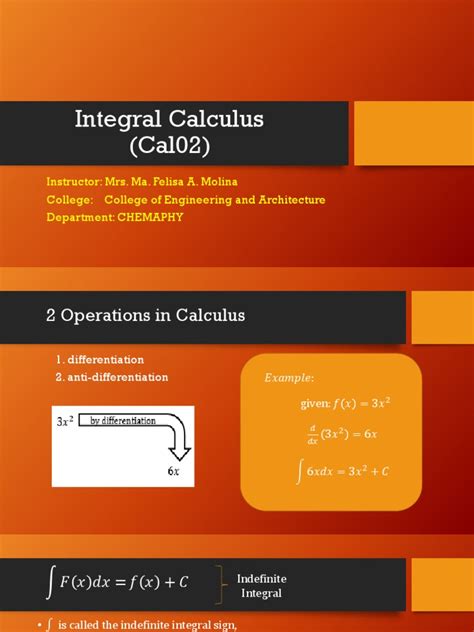 Lesson 1 Basic Formulas Pdf Integral Derivative