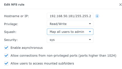 Backup To Synology Nas Nfs Fails To Unmount Error Installation Home