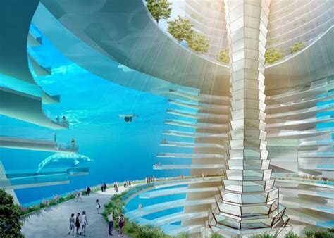 Floating City Concept By At Design Office Features Underwater Roads