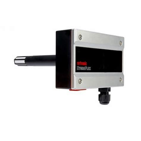 Rotronic Hygroflex Hf 120 Type D Temperature And Humidity Sensor With Transmitter Duct Mount At