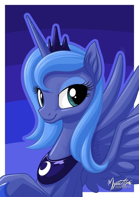 Luna Portrait By Mysticalpha On Deviantart