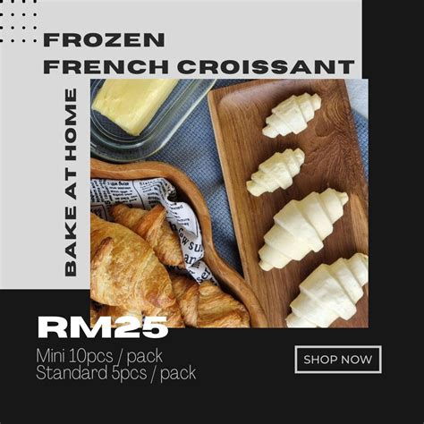 Notty Tummy Frozen French Mini Croissant 10piecesx30g [frozen Food