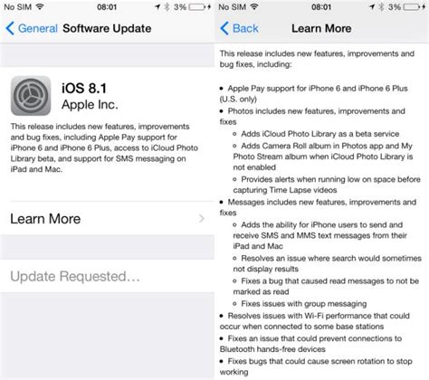 Ios 8 1 Update For Iphone And Ipad Is Now Available Soyacincau