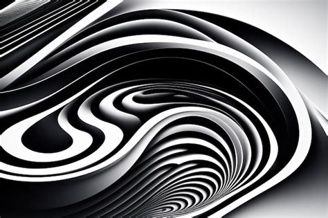 Premium Ai Image Abstract Monochrome Design Background