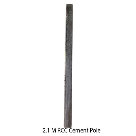 Cement 21m Rectangular Rcc Pole For Construction Thickness 90mm At