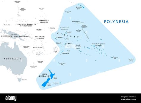 Polynesia Islands Map Pacific Islands Lqppm