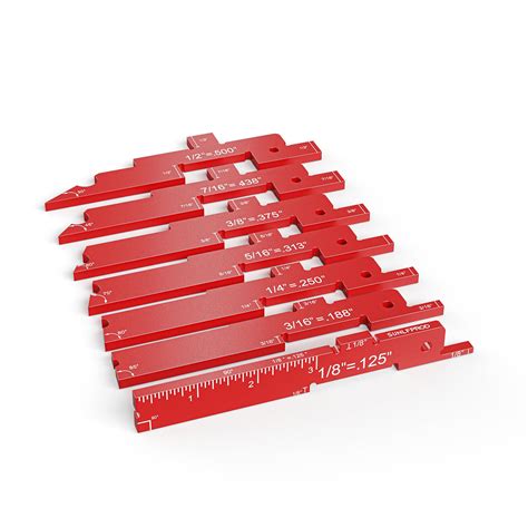 Sunlfprod Router Table Setup Blocks 7pcs Aluminum Precision Router Table Setup