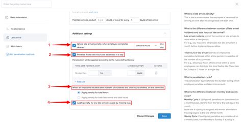 Setting Up A Penalization Policy