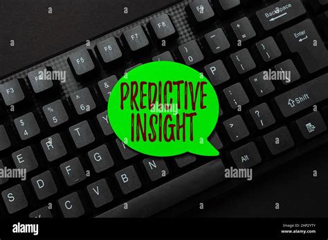 Text Caption Presenting Predictive Insight Business Approach Proactive