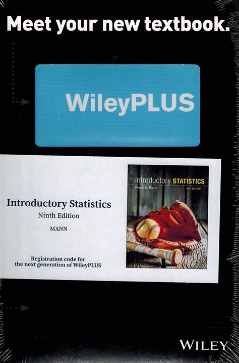 Wileyplus Introductory Statistics 9th Edition Wiley Plus Nextgen
