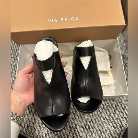 Via Spiga Shoes New Black Mules Poshmark