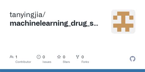 GitHub Tanyingjia Machinelearning Drug Screen