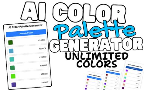Ai Color Palette Generator para Google Chrome Extensión Descargar