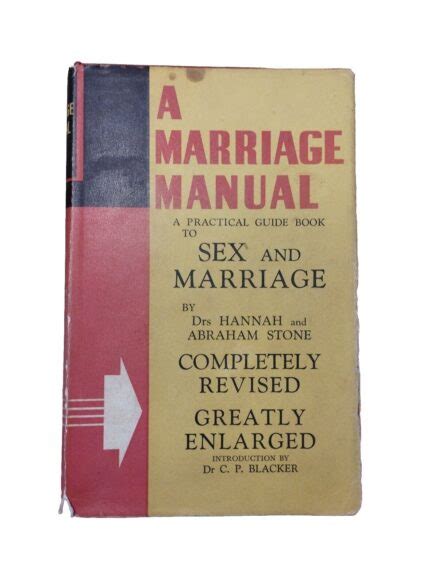 A Marriage Manual Sex Hardcover Book By Dr Hanna And Dr Abraham Stone