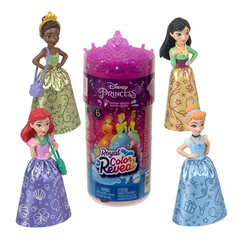 Disney Princess Royal Color Reveal Party Edition Doll Case Of