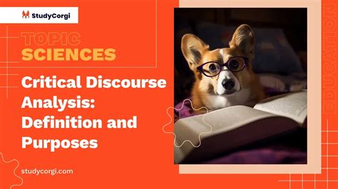 Critical Discourse Analysis Definition And Purposes Video Essay Example