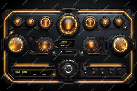 light ui elements part sliders premium ai generated image