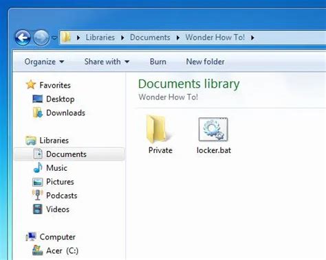 Hide Your Secrets How To Password Lock A Folder In Windows With No Additional Software Wire