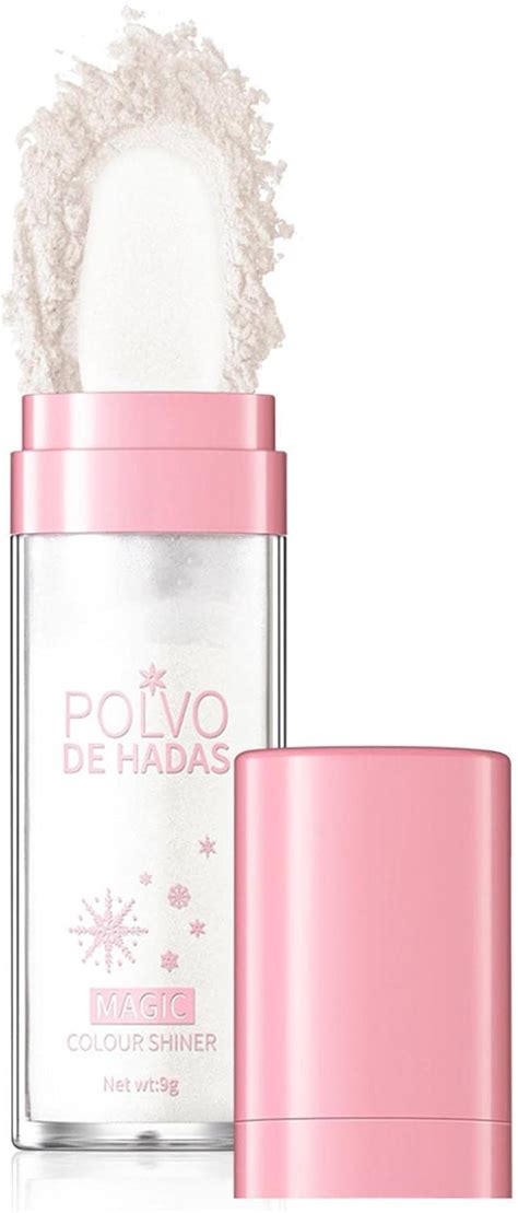 Pó De Maquiagem Com Glitter Facial Pó Shimmer Corporal Pó Iluminador Em Bastão Iluminador