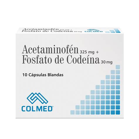 Acetaminofen Codeina 32530 Mg X 10 Caps