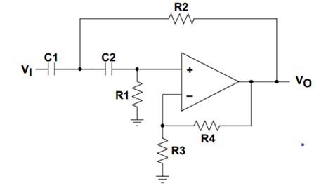 solved design a sallen key filter high pass filter with the