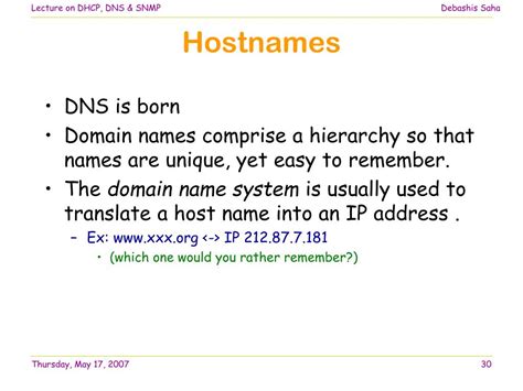 Ppt Dhcp Dns Snmp Powerpoint Presentation Free Download Id439845