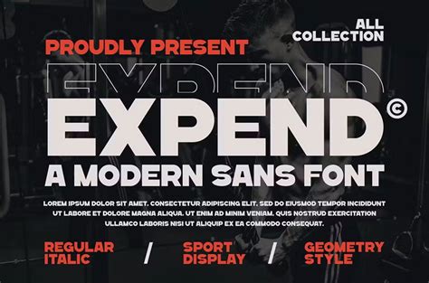 Expend Font FreeDaFonts