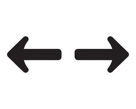 Arrow Both Ways Vector Art Icons And Graphics For Free Download
