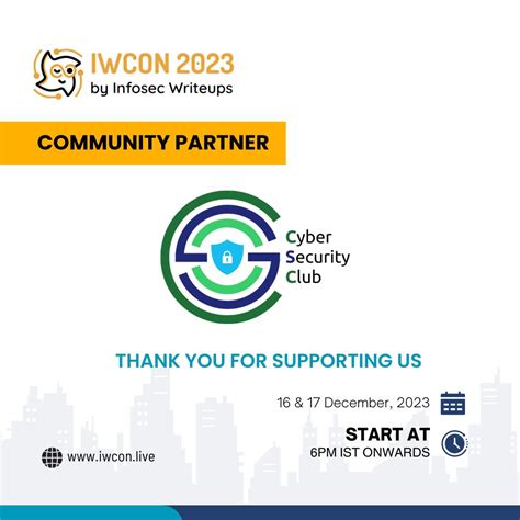 Infosec Writeups Publication On Linkedin Iwcon23 Iwcon Communitypartner Cybersecurity