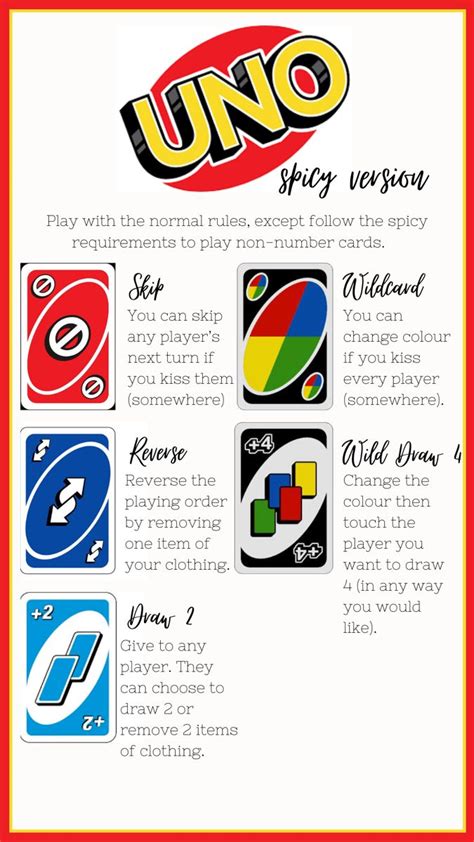 Spicy Uno Fun Drinking Games Fun Couple Games Fun Couple Activities