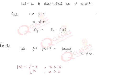 Q19 A Function F Is Defined By F X X X 2x Then Find Its Domain
