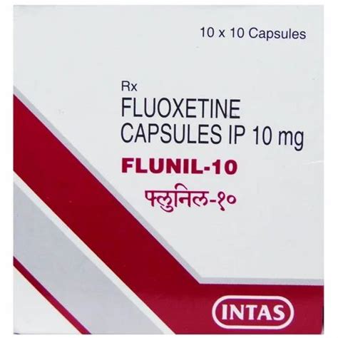 Fluoxetine 10 Mg Capsule At ₹ 42stripe Fluoxetine Hydrochloride