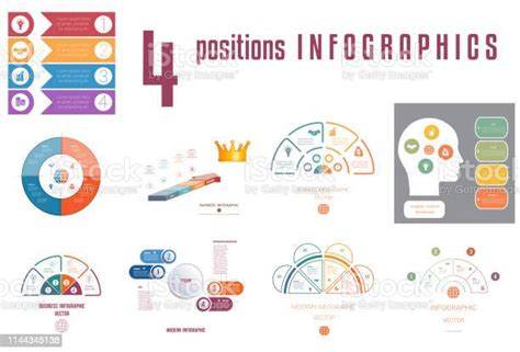 설정 9 유니버설 템플릿 요소 인포 그래픽 워크플로 배너 다이어그램 웹 디자인 타임 라인 영역 차트 번호 옵션에 사용할 수 있는 4 개 위치에 대 한 개념적 순환