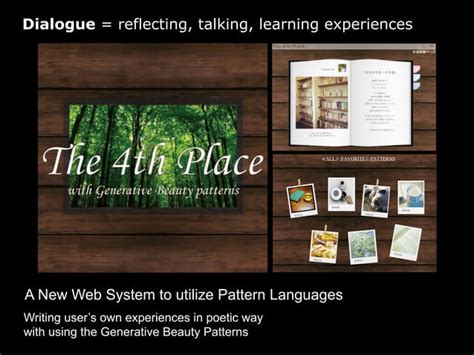 Evolution Of Pattern Languages Designing Human Actions Dialogue And Films Puarl2013 Ppt