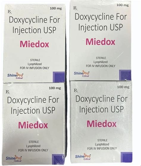 Doxycycline 100 Mg Injection At ₹ 500 Vial Doxycycline Injection In Nagpur Id 2854742585448