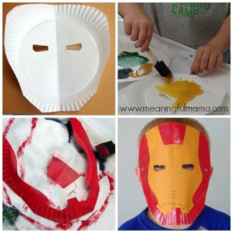 Printable Ironman Mask Template