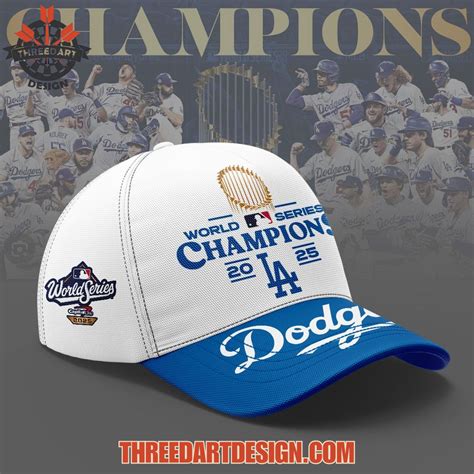 Los Angeles Dodgers 2025 9x World Series Champs Cap Threedartdesign